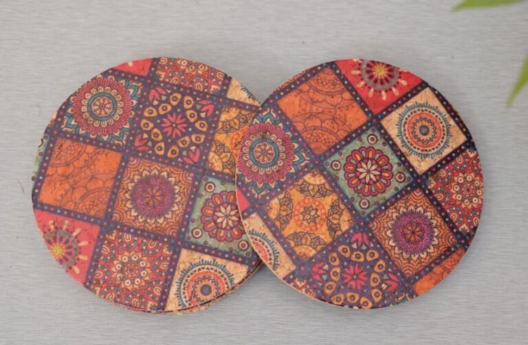 Buy Cork Coasters Online in India | Eco-Friendly Drink Coaster Sets | 9Cork