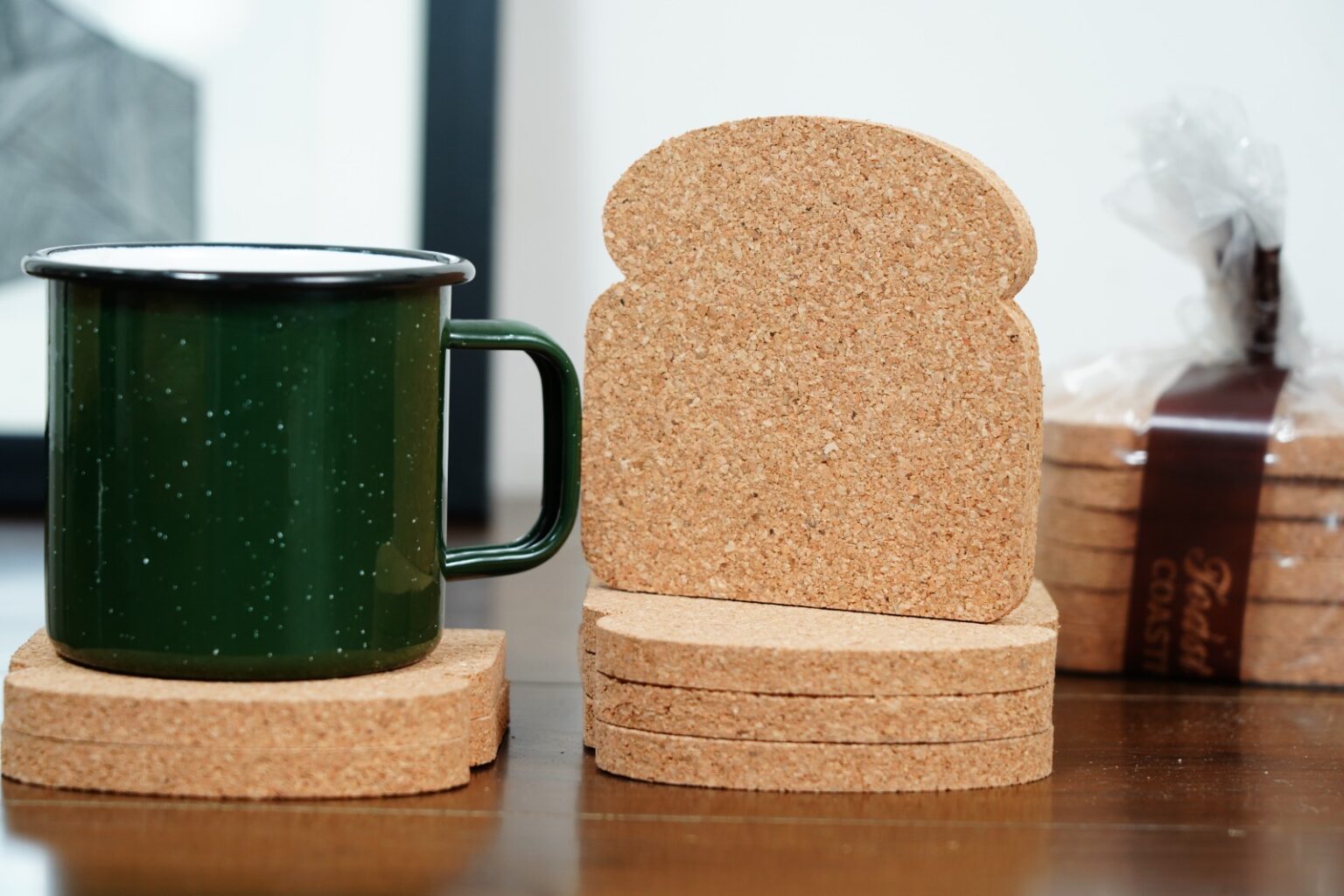 Buy Cork Coasters Online in India | Eco-Friendly Drink Coaster Sets | 9Cork