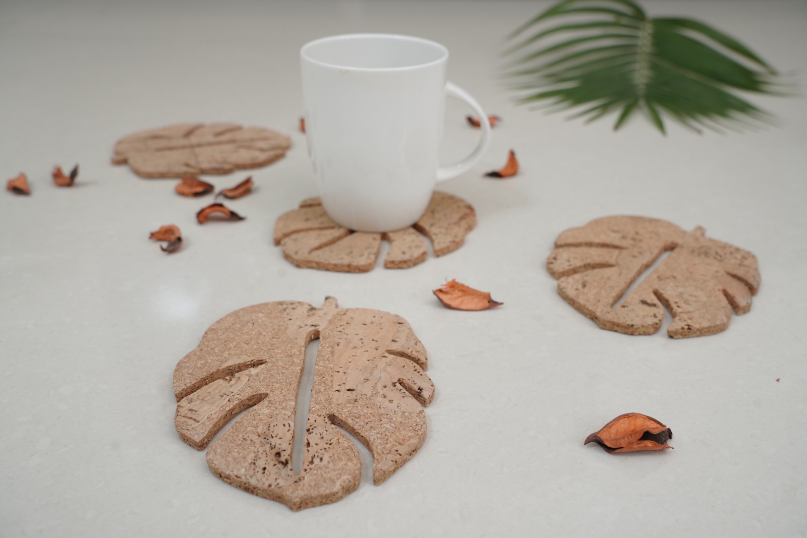 Buy Cork Coasters Online in India | Eco-Friendly Drink Coaster Sets | 9Cork